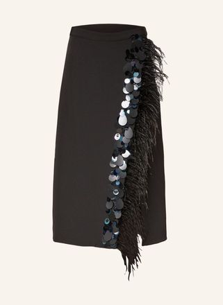 Essentiel Rock Ivil Mit Pailletten schwarz