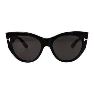 Tom Ford Lunettes de soleil Kristen-02 - Femme - Accessoires - Noir - Taille: 54 MM