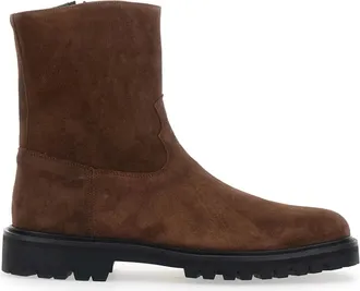 Vinny&rsquo;s Homme, Chaussures, Brun, Taille: 41 EU Bottines &agrave; fermeture &eacute;clair lat&eacute;rale en daim