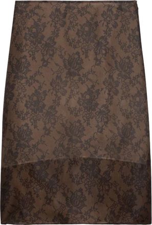 Bite Studios Femme, Jupes, Brun, Taille: 40 FR Organza Midi Skirt
