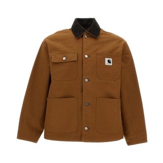 Carhartt Work in Progress Femme, Vestes, Brun, Taille: 40 FR Dearborn Canvas Jacket