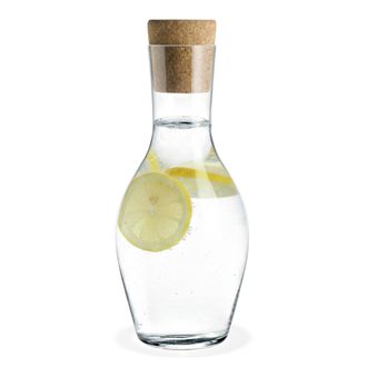 Holmegaard Wasserkaraffe 1,2 l Cabernet aus mundgeblasenem Glas, klar