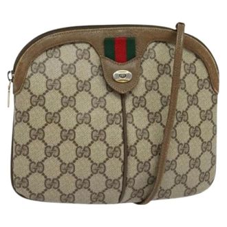Gucci Pre-owned Cuir sacs-gucci - Femme - Pre-owned - Beige - Taille: ONE Size