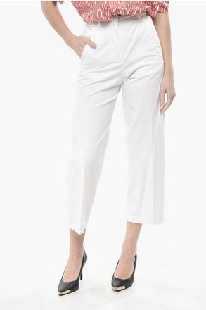 Ql2 Quelledue Chino Trousers SANDRA, Stretch Cotton size 38