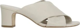 Julie Dee Femme, Chaussures, Blanc, Taille: 39 EU Ze212Nappamilk Mule &agrave; talon