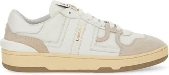 Lanvin Polyester & Calf Leather Sneaker - White
