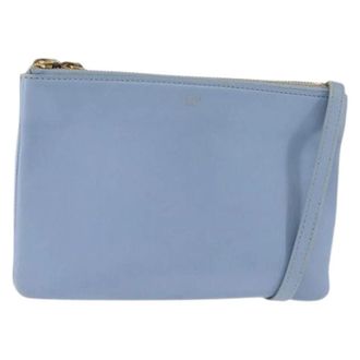 Celine Pre-owned Vintage Leder Clutch - - Pre-owned - Damen - Blau - ONE SIZE