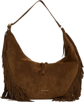 Orciani Femme, Sacs, Brun, Taille: ONE Size Hobo Fringe