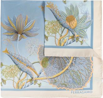 Ferragamo Femme, Accessoires, Multicolore, Taille: ONE Size Ninfee Silk Foulard