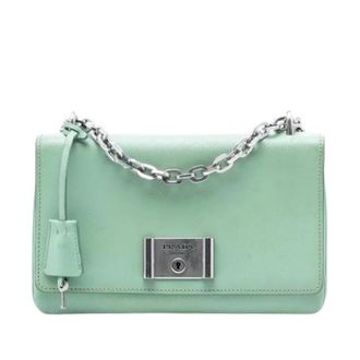 Prada Sac bandouli&egrave;re Saffiano Pre-owned - Femme - Pre-owned - Vert - Taille: ONE Size