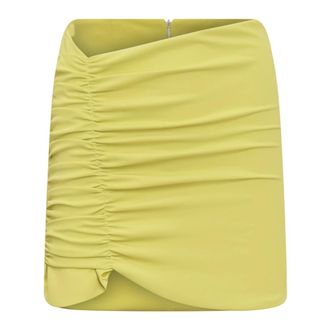 Nineminutes Minirock mit Drapierung - - Skirts - Damen - Gr&uuml;n - XS