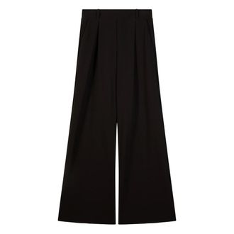 Patrizia Pepe Pantalon Large - Femme - Pantalons - Noir - Taille: 38 FR