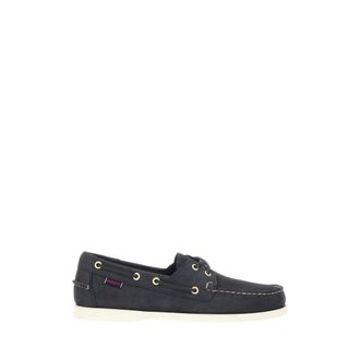 Sebago Docksides Portland Nubuck Moccasin - - Shoes - Herren - Blau - 43 EU