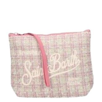MC2 Saint Barth Aline Tweed Lurex - Femme - Sacs - Rose - Taille: ONE Size