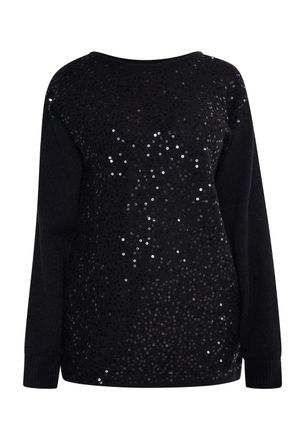 Usha Strickpullover Damen schwarz