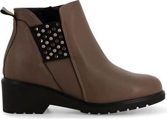 Melluso Bottines femme en cuir beige r35611z, beige, 39 EU