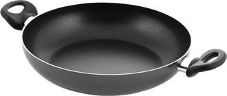 hOme Home Maitre Pfanne mit 2 Griffen, Antihaftbeschichtung, 26 cm, Metall, Anthrazit/schwarz