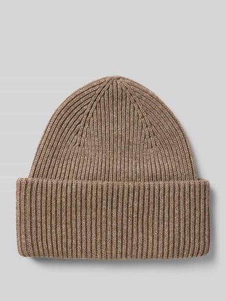 Profuomo Beanie aus Woll-Mix mit Modal-Anteil