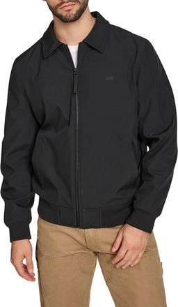 Levi's Herren Mens Lightweight Softshell Varsity Rib Knit Bomber Jacket Jacke, Schwarz, L