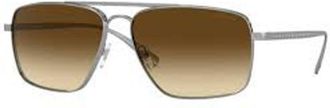 Versace Graue Metallsonnenbrille