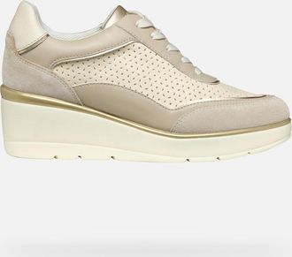 Geox Schuhe Ilde Dame Beige/hellbeige