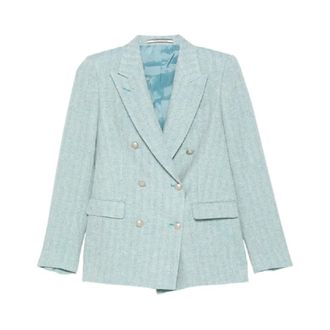 Tagliatore Taillierte Jacke - - Jackets - Damen - Blau - XS