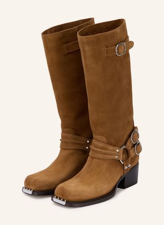 Sandro Sandro Biker Boots Mit Nieten braun