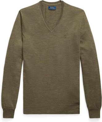 Ralph Lauren Pullover aus maschinenwaschbarer Merinowolle mit Pony-Stickerei in