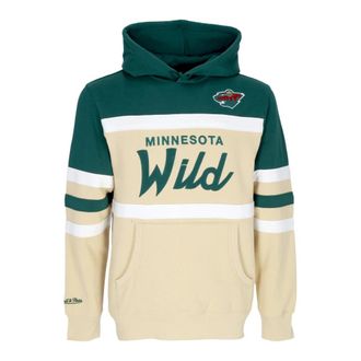 Mitchell & Ness Minnesota Wild Hockey Team Hoodie - - Sweatshirts & Hoodies - Herren - Mehrfarbig - L