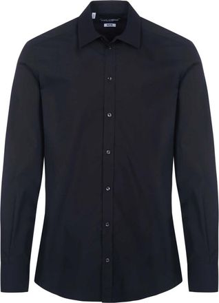 Dolce & Gabbana Herrenhemd Zeitloses Design - - Shirts - Herren - Schwarzk - L