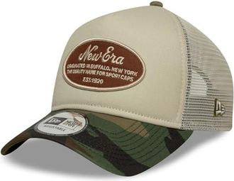 New Era Casquette de camionneur 9Forty pour homme Cr&egrave;me clair Taille unique