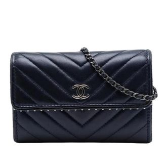 Chanel Pre-owned Wallet on Chain - - Pre-owned - Damen - Blau - ONE SIZE