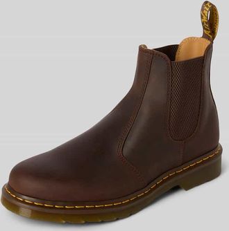 Dr. Martens Chelsea Boots aus echtem Leder mit Ziern&auml;hten