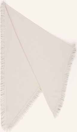 S.Marlon S.Marlon Dreieckstuch Aus Cashmere weiss