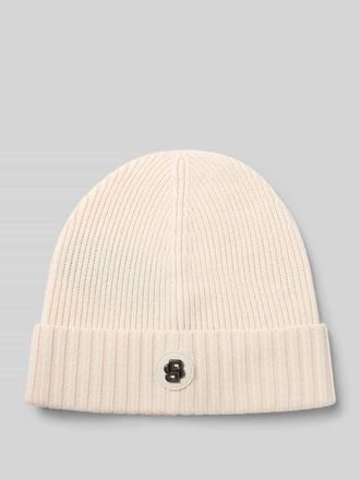 HUGO BOSS Beanie aus reiner Schurwolle Modell FATI
