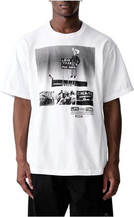 Neighborhood T-shirt NH 4 x Osamu Nagahama - Homme - Tops - Blanc - Taille: M