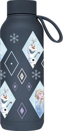 Quokka Thermosflasche aus solidem Edelstahl mit Aufh&auml;nger Slate 510 ml Frozen Diamond