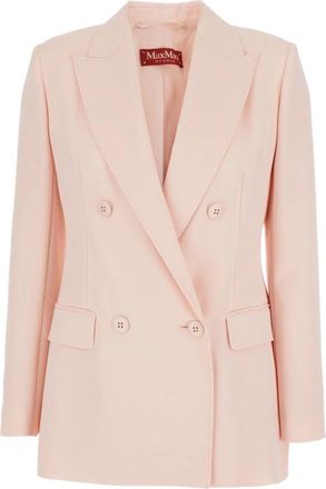 Max Mara Grembo Zweireihiger Blazer - - Jackets - Damen - Rosa - XS