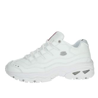 Skechers Damen Sport - Energy Sneaker, White Smooth Leather Millennium Trim L, 38.5 EU