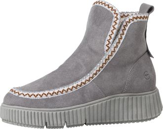 Tamaris Damen Boots Leder Winter gefüttert; GREY/grau; 40 EU