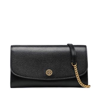 Tory Burch Handtasche Tory Burch Robinson Chain Wallet 137152 Schwarz