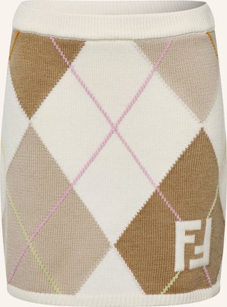 Fendi Strickrock weiss