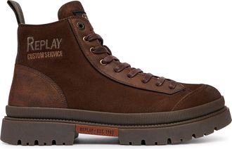 Replay Schn&uuml;rstiefeletten REPLAY GMC1G.000.C000FL Braun