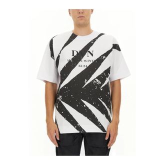 Dries Van Noten T-Shirt mit Grafikprint - - Tops - Herren - Wei&szlig; - M
