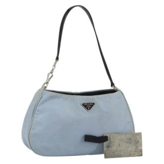 Prada Sac bandouli&egrave;re en nylon Pre-owned - Femme - Pre-owned - Bleu - Taille: ONE Size