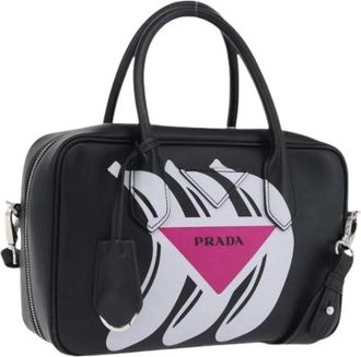 Prada Sac &agrave; main Pre-owned - Femme - Pre-owned - Noir - Taille: ONE Size