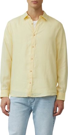 s.Oliver Regular Fit: Langarmhemd aus Leinen