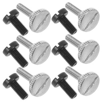 NUOBESTY NUOBESTY 60 St&uuml;ck N&auml;hmaschinen Reparaturset mit R&auml;ndelschrauben und N&auml;hfu&szlig;schrauben aus Metall Kompatibel f&uuml;r N&auml;hmaschinen Befestigungselemente f&uuml;r Na