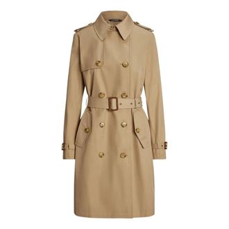 Ralph Lauren Klassischer beiger Trenchcoat - - Coats - Damen - Beige - XL