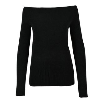 Patrizia Pepe Femme, Pulls, Noir, Taille: 44 FR Pull en chenille